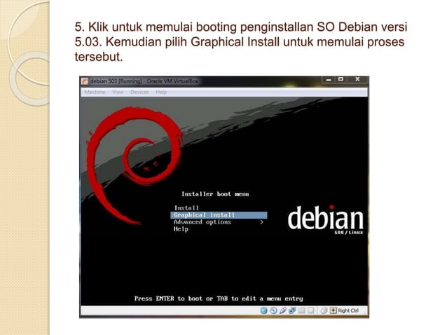 Tutorial Menginstall Debian 5.0.3 | PPTX