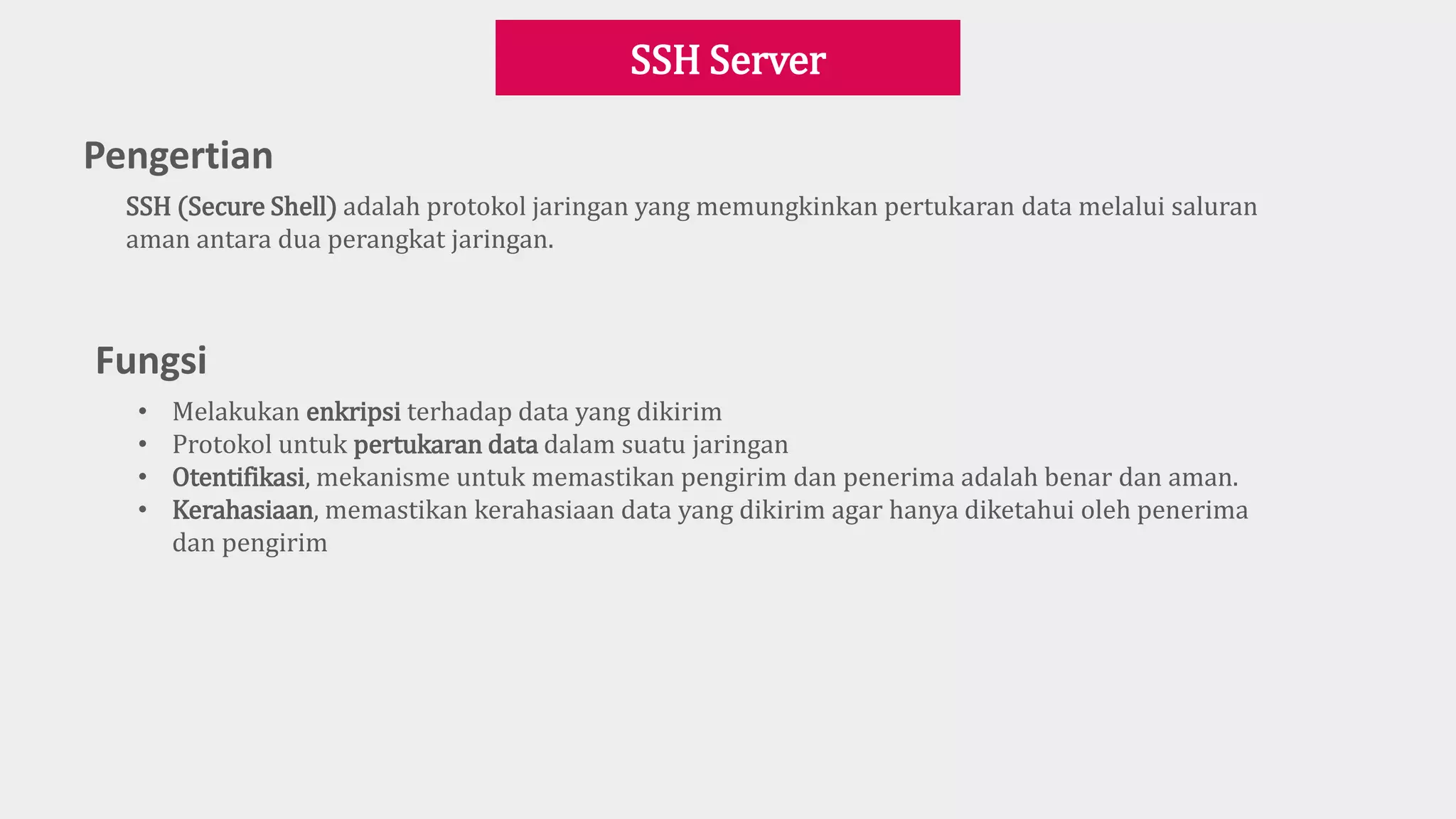 Debian 8 Jessie Ssh Server Pptx
