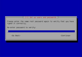 Debian installation screenshots | PDF