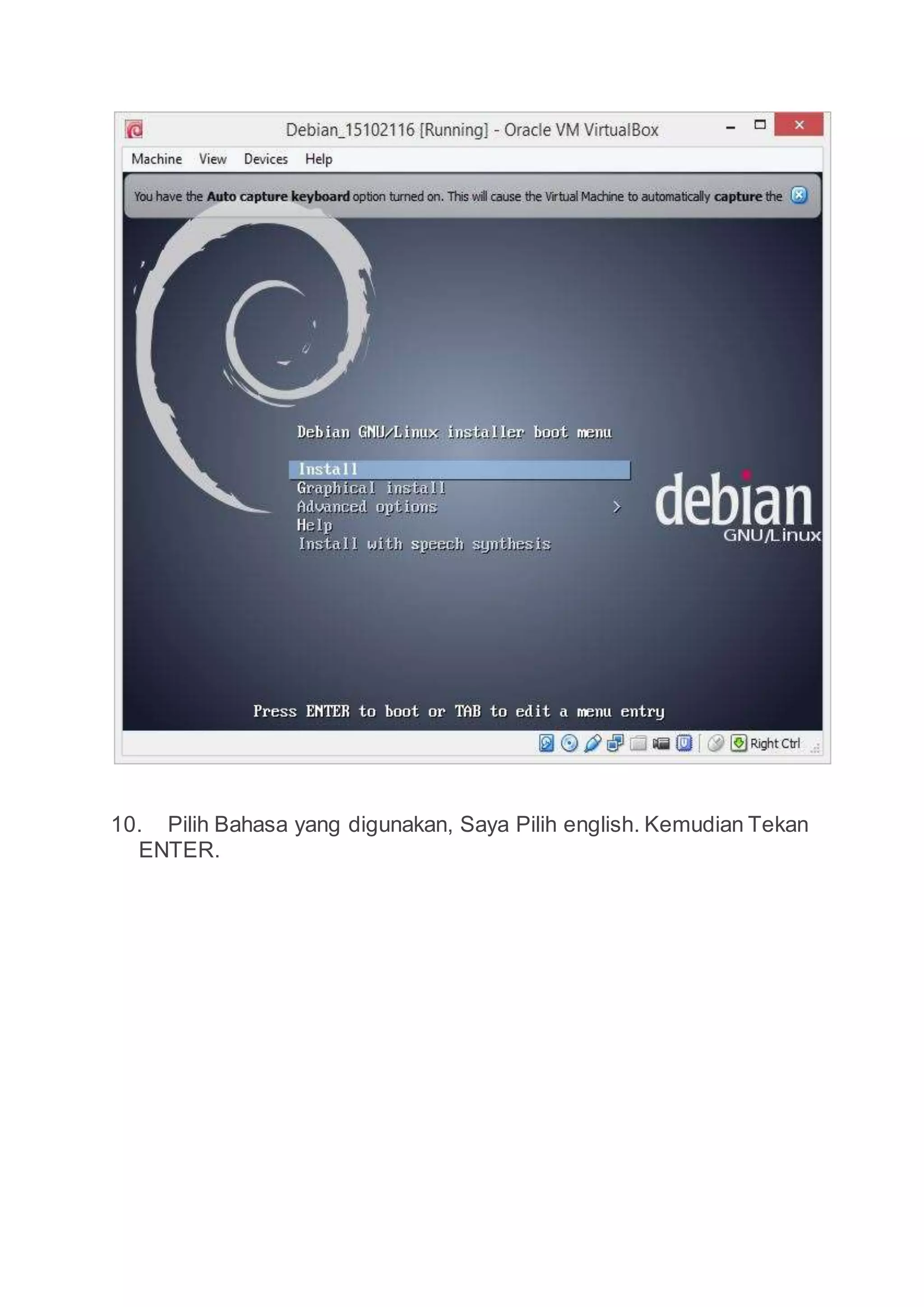 instalasi debian dan perintah dasar | PDF