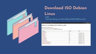 Manual Book Tutorial Instalasi Sistem Operasi Debian Linux | PDF