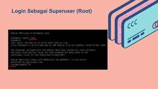 Manual Book Tutorial Instalasi Sistem Operasi Debian Linux | PPT