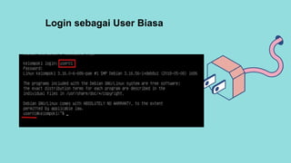 Manual Book Tutorial Instalasi Sistem Operasi Debian Linux | PPT
