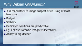 Debian Linux as a Forensic Workstation | PDF | Operating Systems | Computer Software and ...