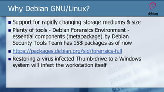 Debian Linux as a Forensic Workstation | PDF | Operating Systems | Computer Software and ...