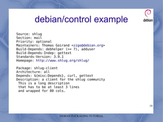 Debian packaging howto | ODP
