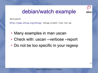 Debian packaging howto | ODP