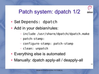 Debian packaging howto | ODP