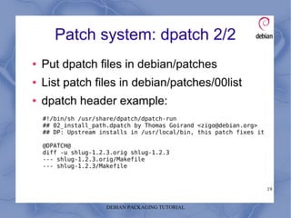 Debian packaging howto | ODP