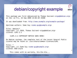 Debian packaging howto | ODP