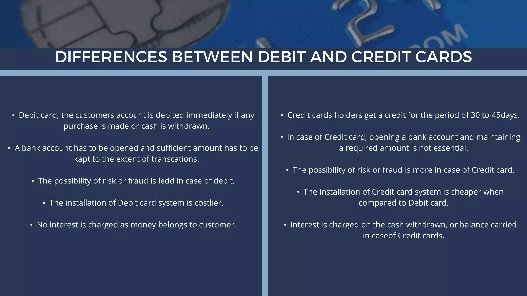 Debit card | PPT