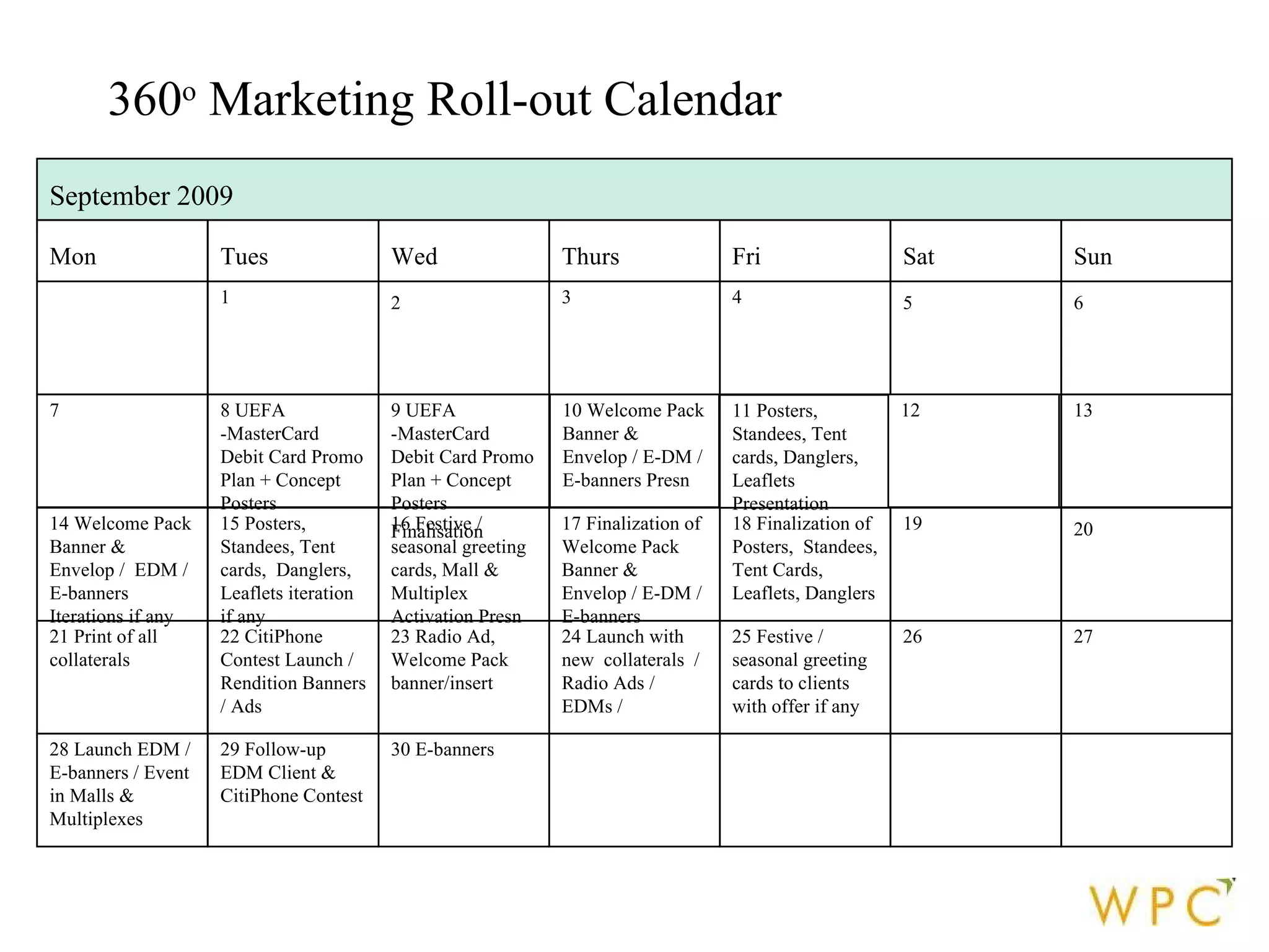 Debit card promo campaign uefa citibank 23-09-09 | PPT