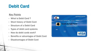 Presentation on Debit and credit card | PPTX