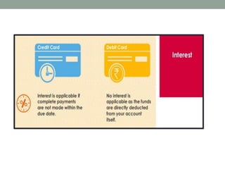 Debit & Credit cards | PPTX