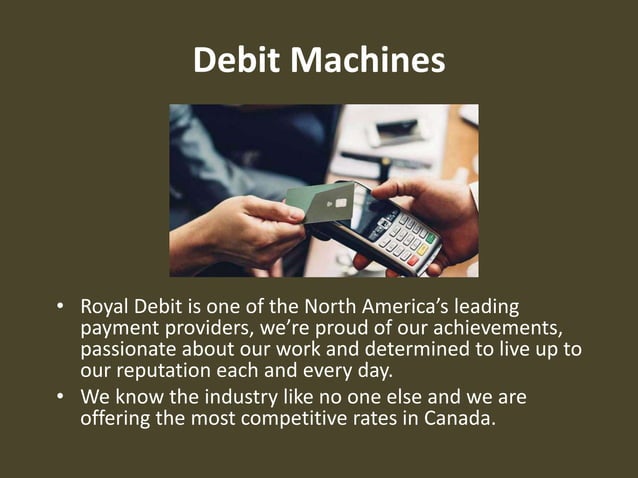 Debit Machines | PPTX