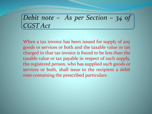 Debit note & credit note.pptx | Personal Taxes | Personal Finance
