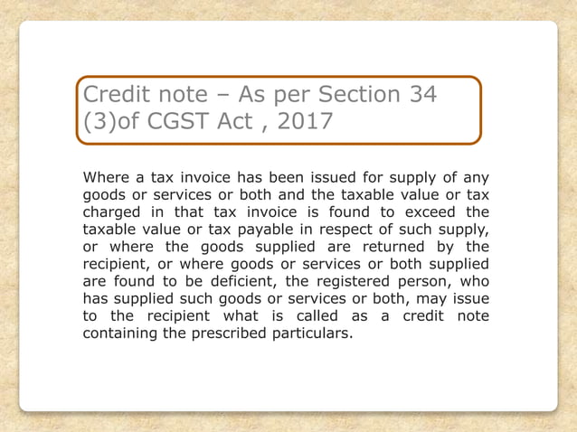 Debit note & credit note.pptx | Personal Taxes | Personal Finance
