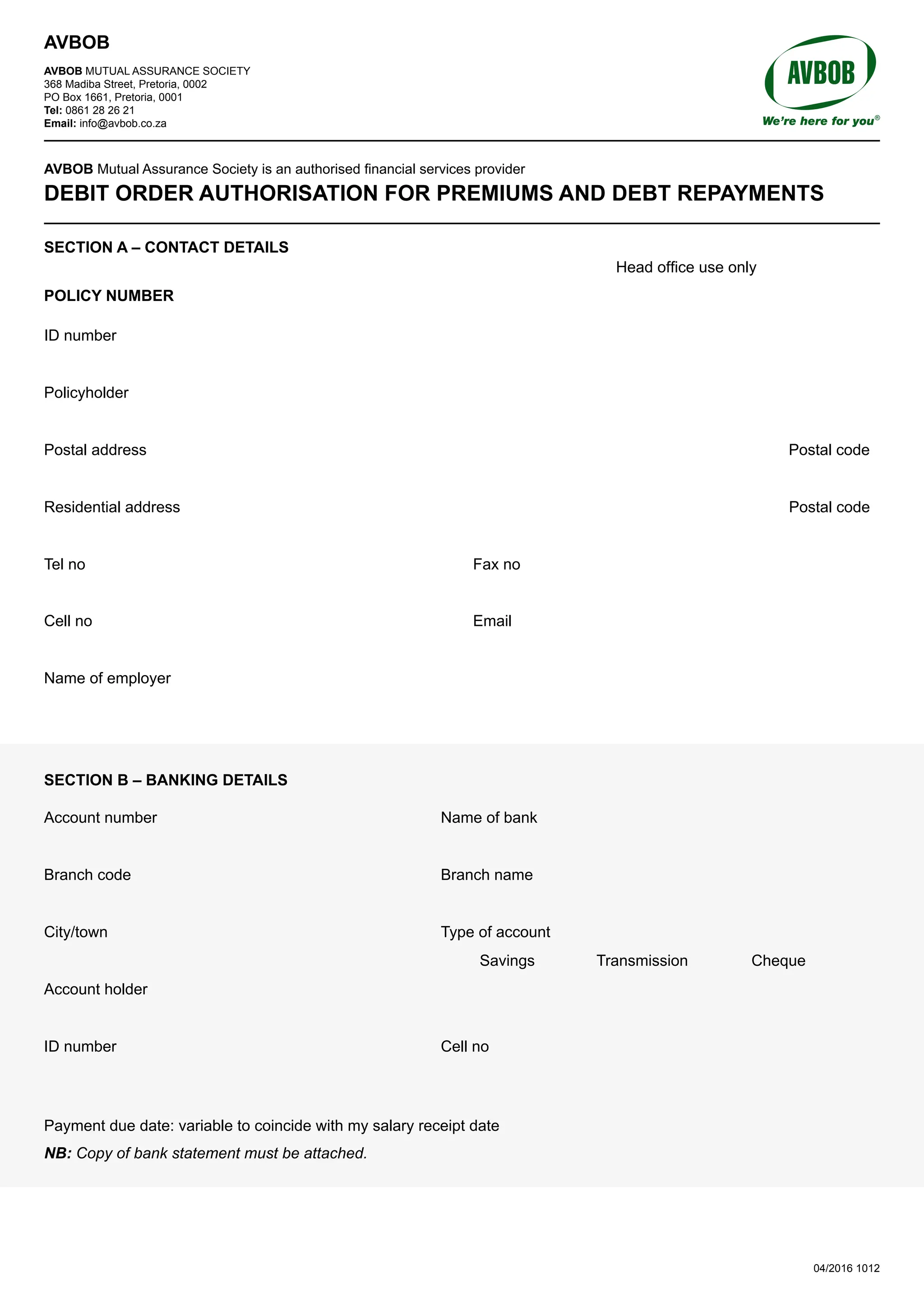 AVBOB Cashback Insurance | PDF