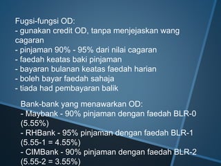 Debit terus,overdraft,pajakan group 1 | PPT
