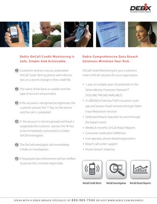 Debix OnCall Credit Monitoring | PDF | Business Banking & Finance ...