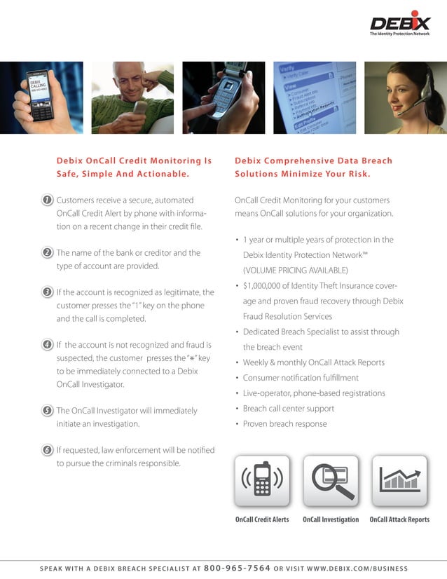 Debix OnCall Credit Monitoring | PDF | Business Banking & Finance ...