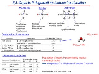 Application of Phosphate Oxygen Isotope Ratios to Detect Sources and Cycling of Phosphorus in ...