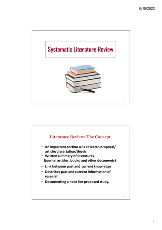 Systematic Literature Review on academic research | PDF