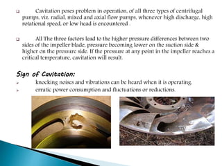 CAVITATION IN CENTRIFUGAL PUMP | PPTX