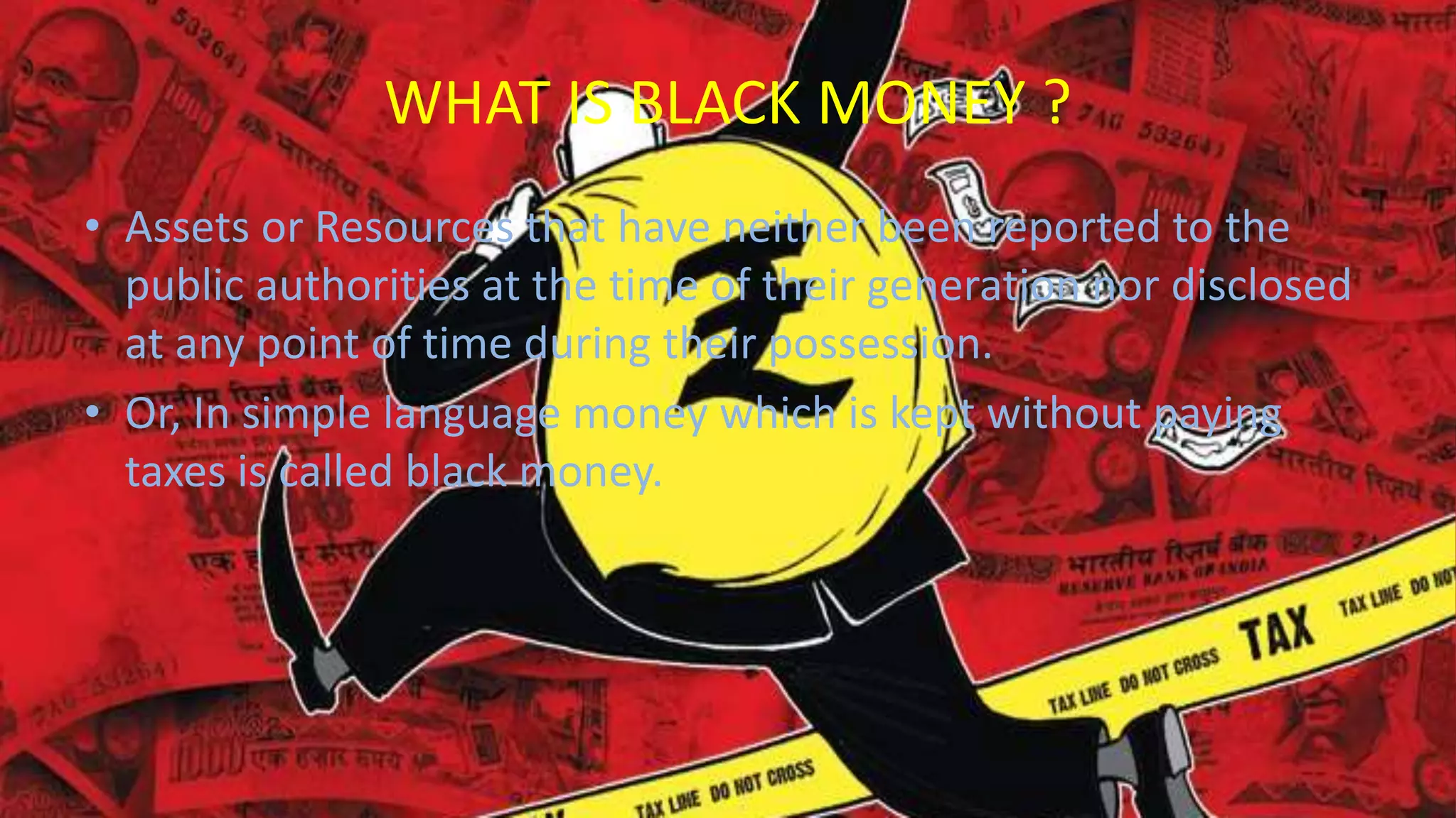 BLACK MONEY | PPTX