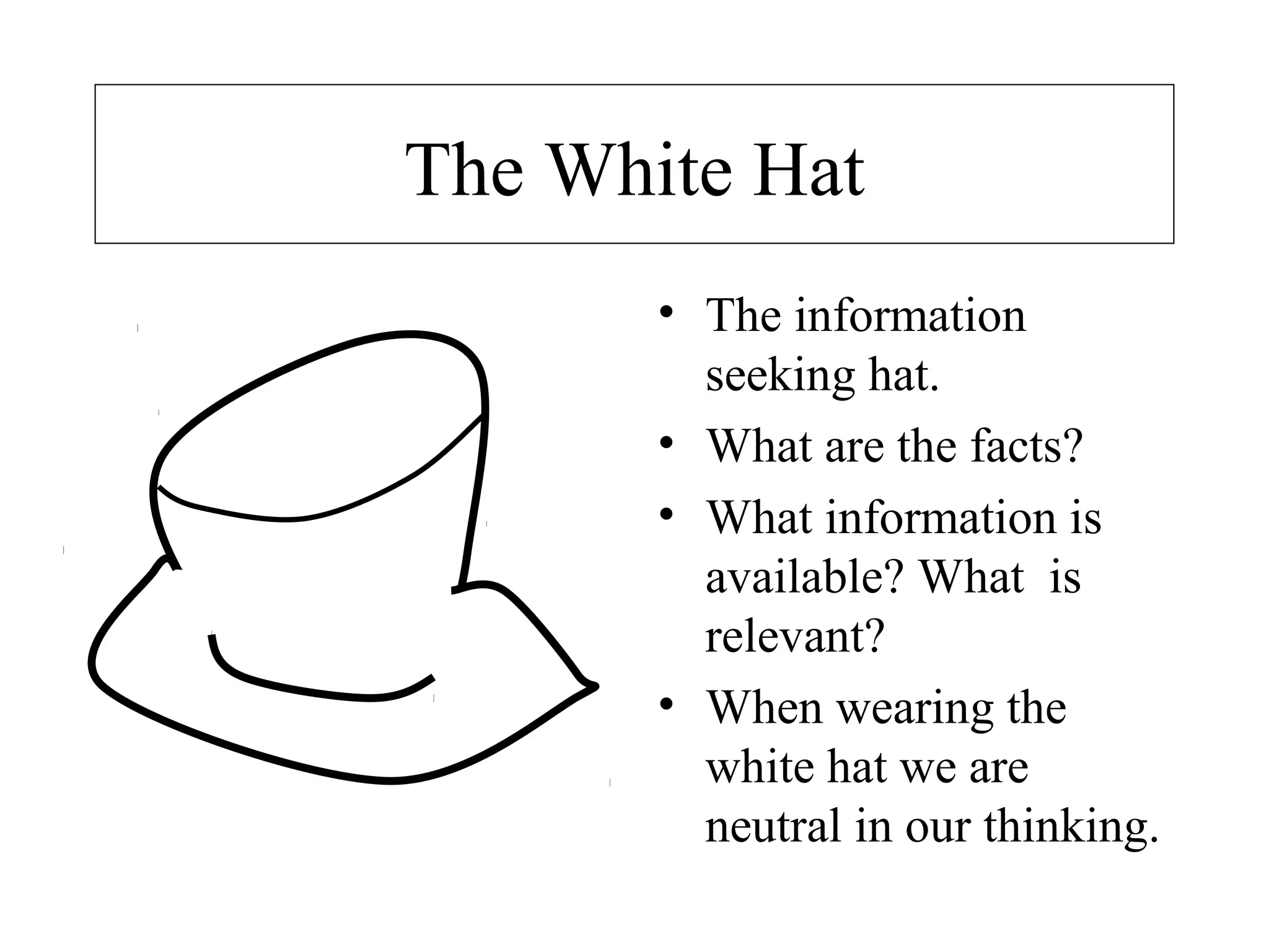 De bono 6_thinking_hats_pp | PPT
