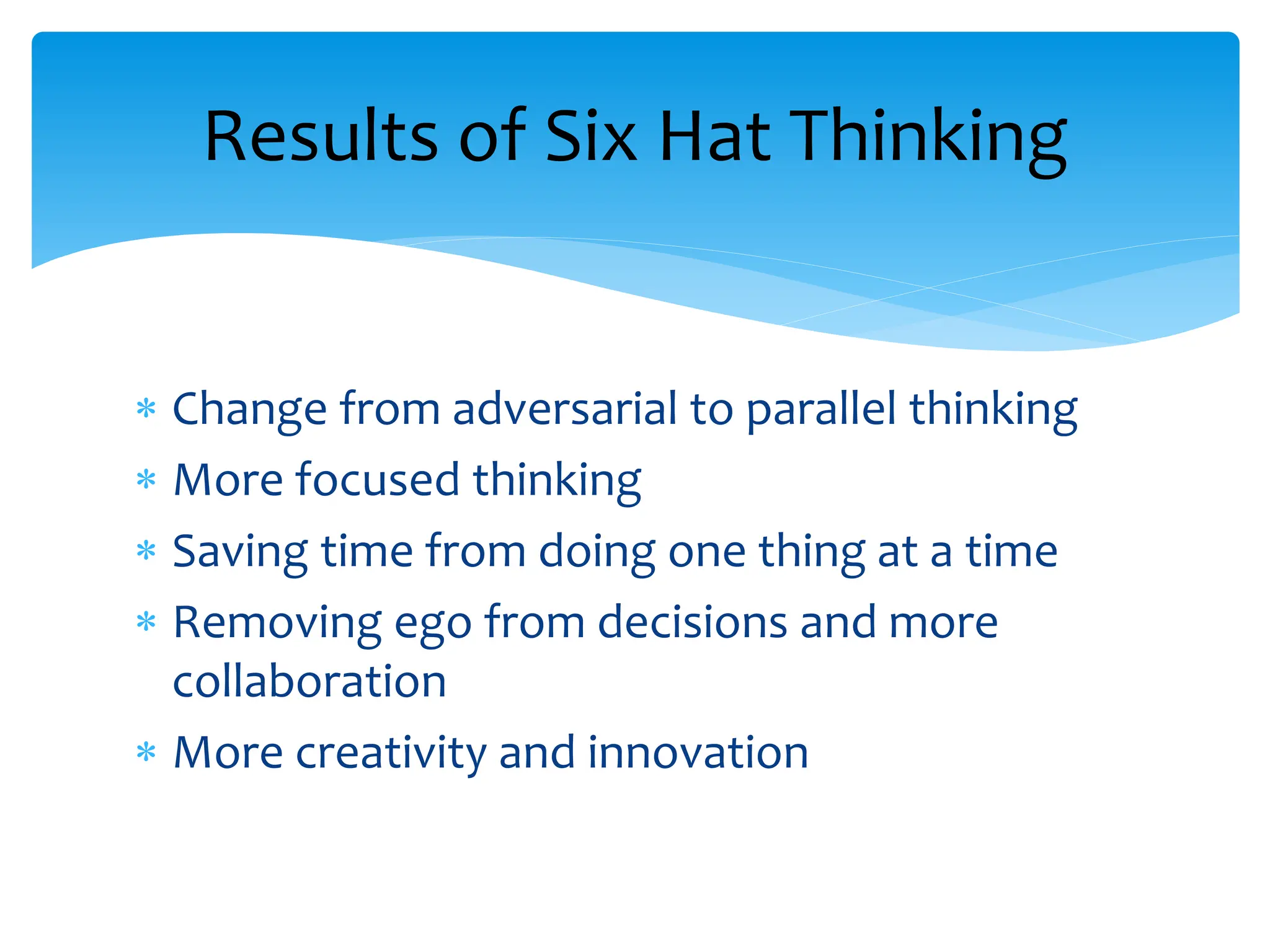 de Bonos six thinking hats.ppt