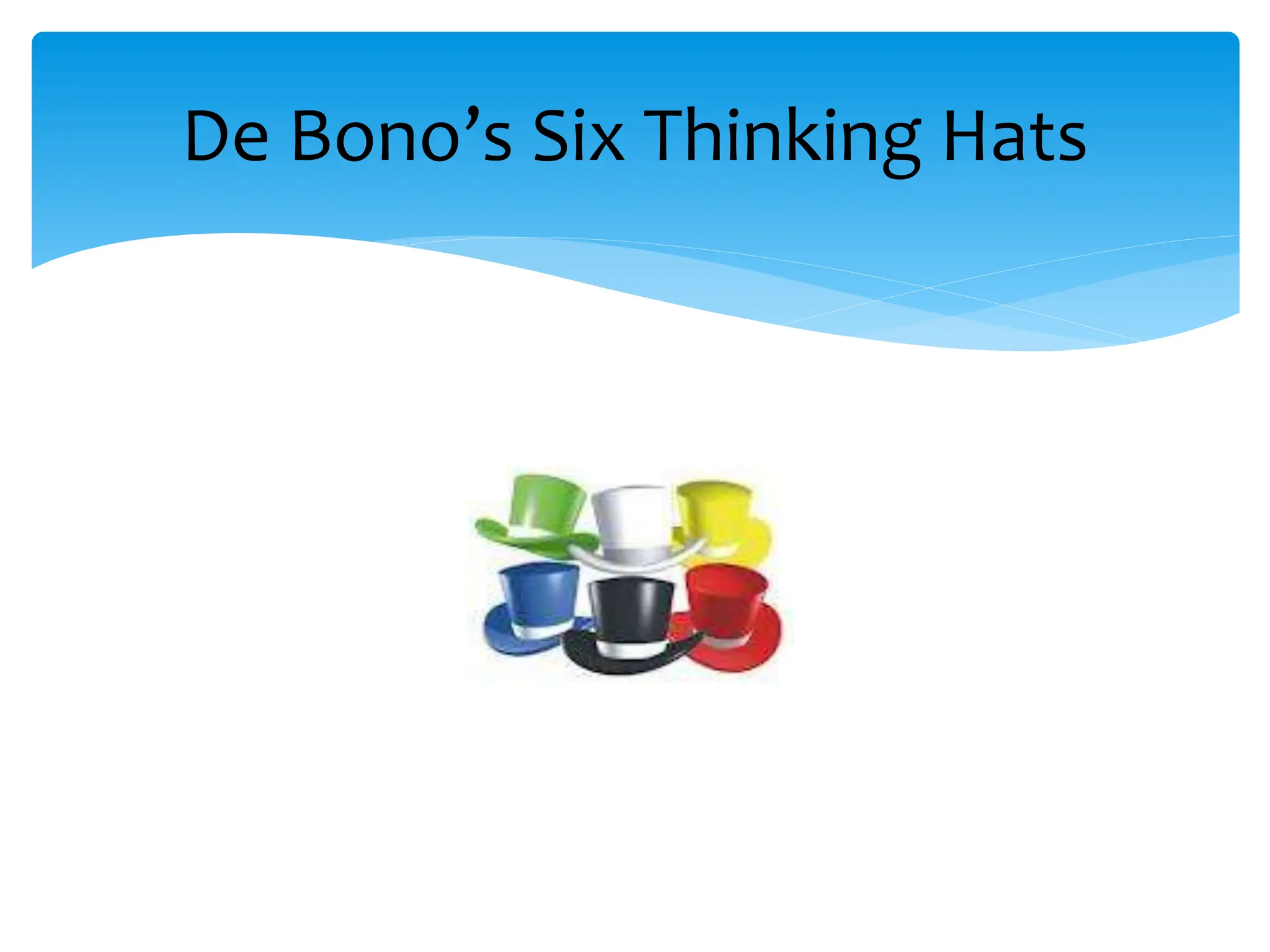 de Bonos six thinking hats.ppt