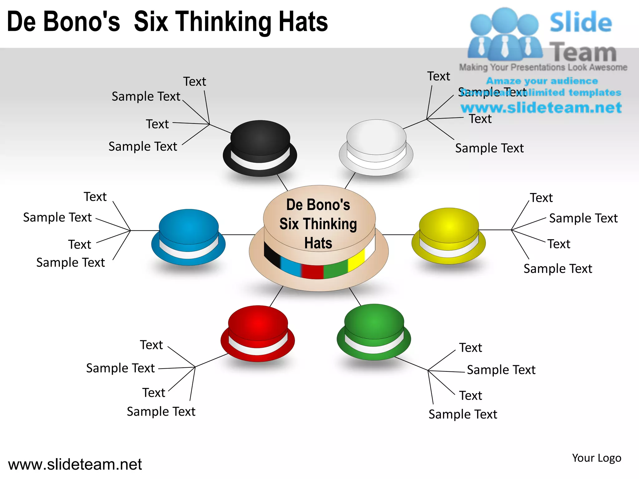 De bonos six thinking hats powerpoint ppt templates. | PDF | Desktop ...