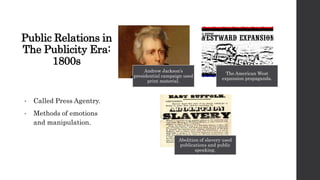 Public Relations History | PPTX