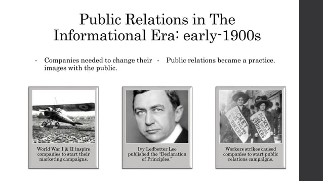 Public Relations History | PPTX