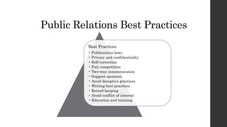 Public Relations History | PPTX