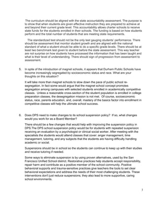 Deborah Bryson 2014 PA-PAC Questionnaire | PDF