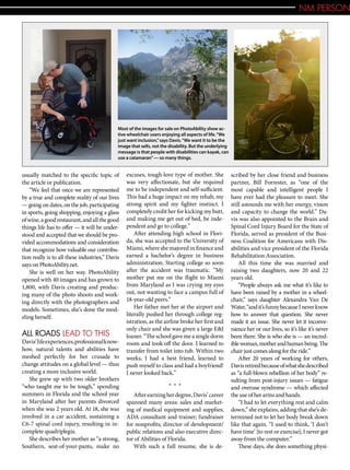 Deborah Davis as New Mobility Person of the Year | PDF | Physical ...