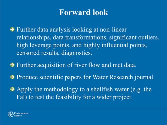 Developments in pollution risk forecasting at the Environment Agency ...
