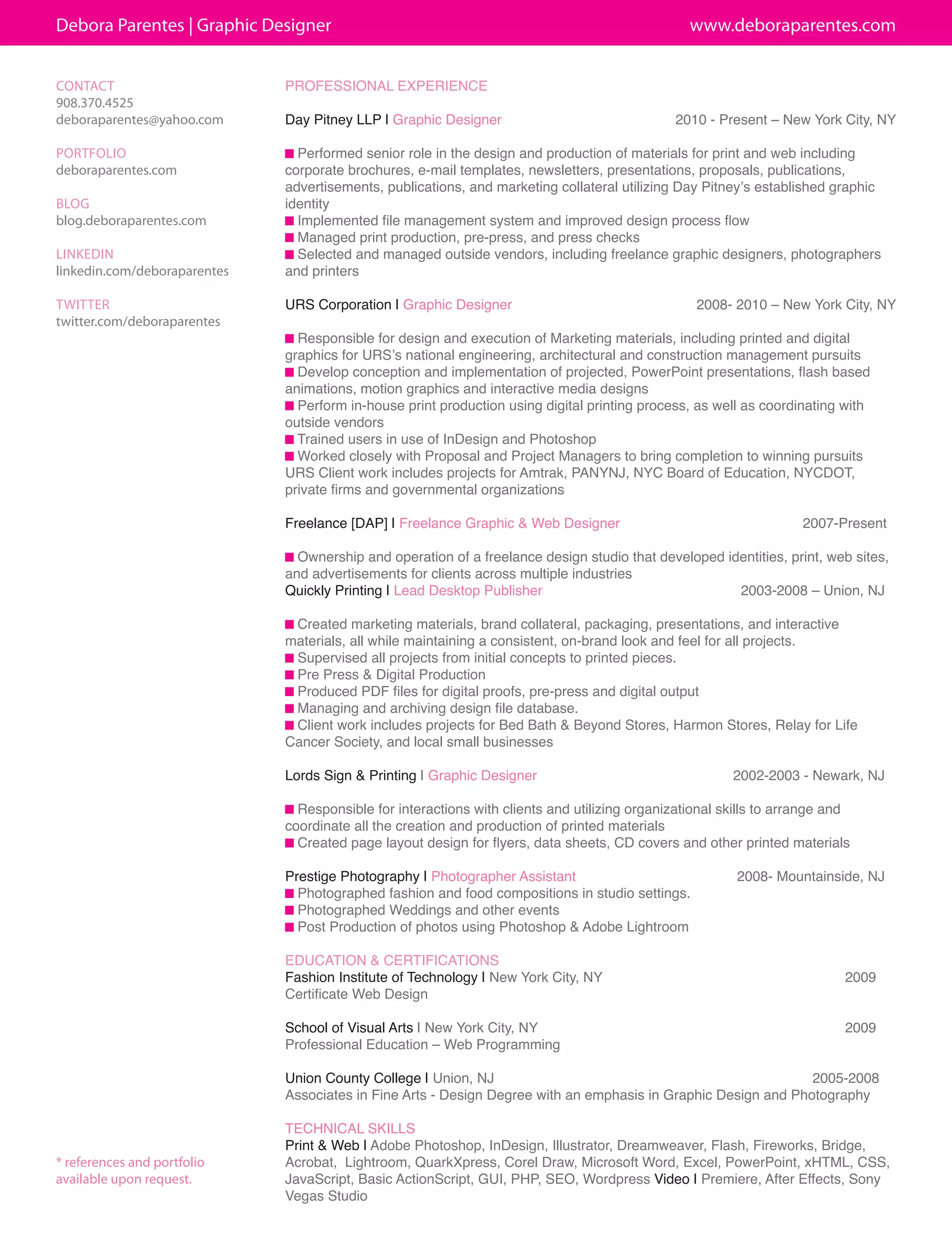 Debora Parentes Resume | PDF