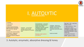 Role of Wound Debridement | PPTX