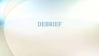 Debrief | PPTX