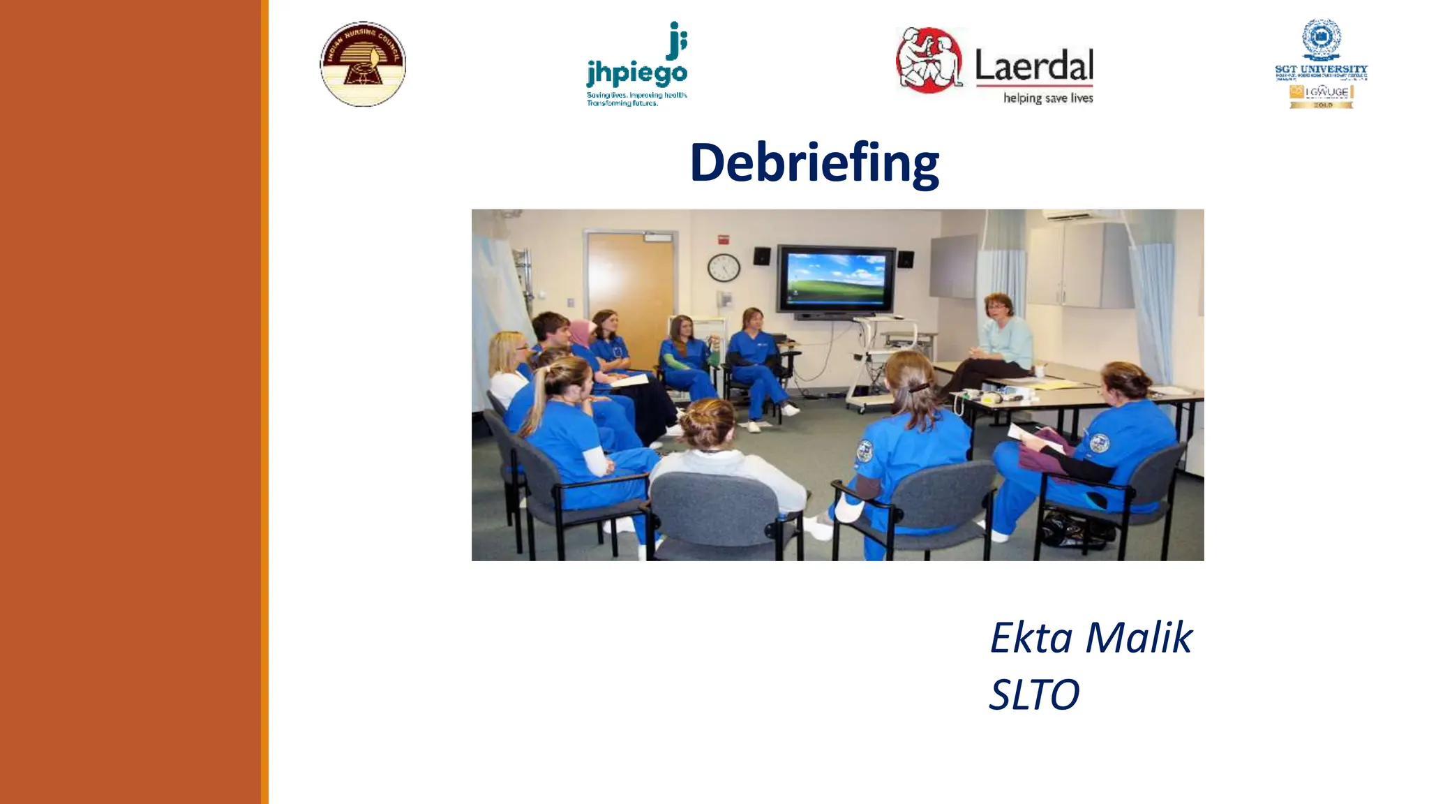 Debriefing.pptx is for the education purpose . | PPTX