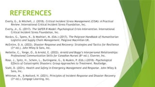 Debriefing and defusing during a mass casualty incident | PPTX