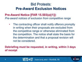 Debriefing and Bid Protests | PPTX