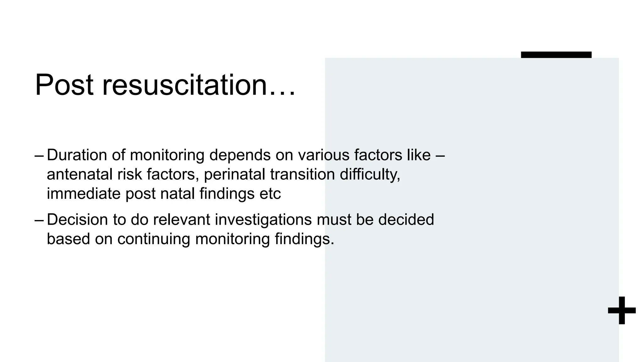 NEONATAL RESUSCITATION - Debriefing & Postresuscitation care.pptx