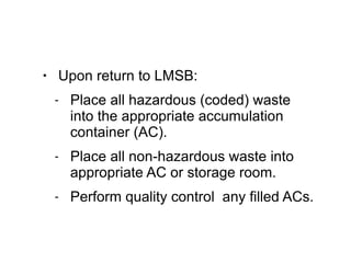 Hazardous Debris Waste Processing Training | PPT