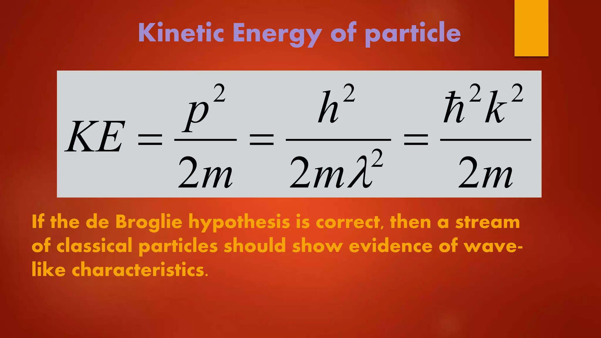 De broglis hypothesis 1 | PPTX