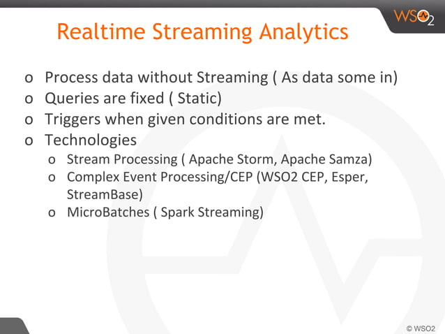 DEBS 2015 Tutorial : Patterns for Realtime Streaming Analytics | PDF
