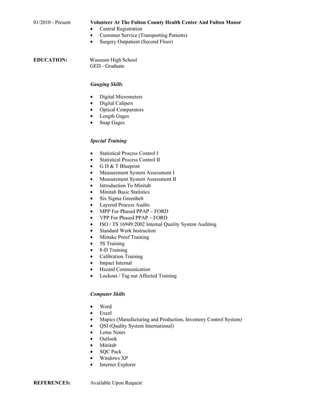 Deb's resume 3 | PDF